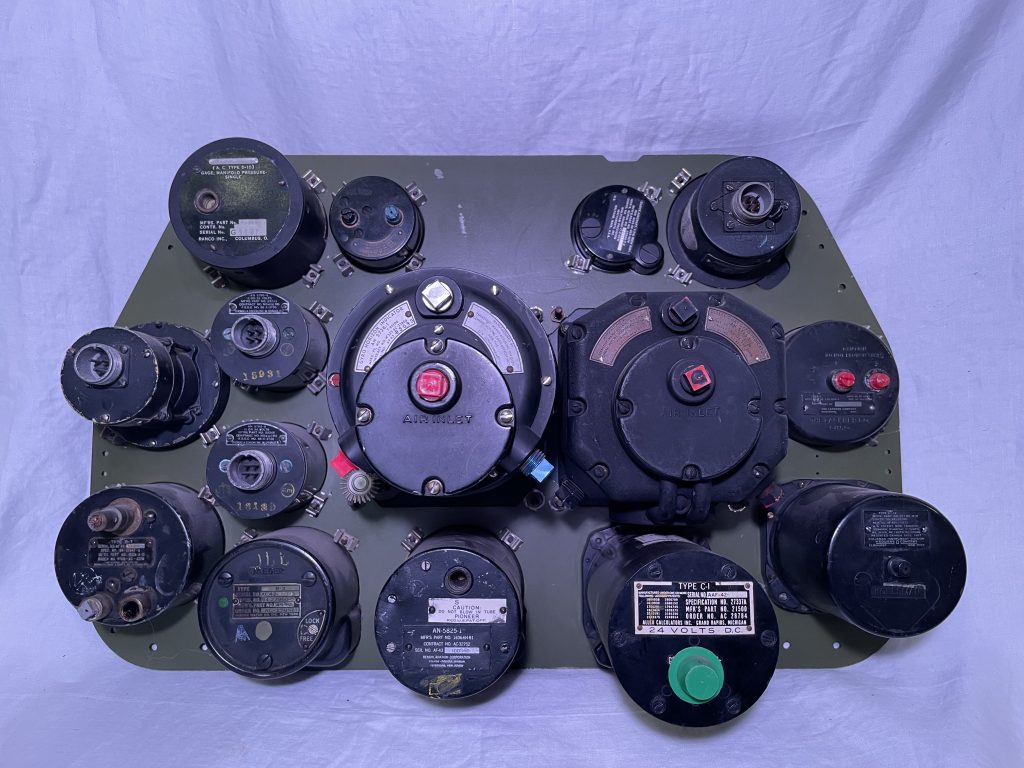 WWII Reproduction P 51 Instrument Panel – Westwall Militaria