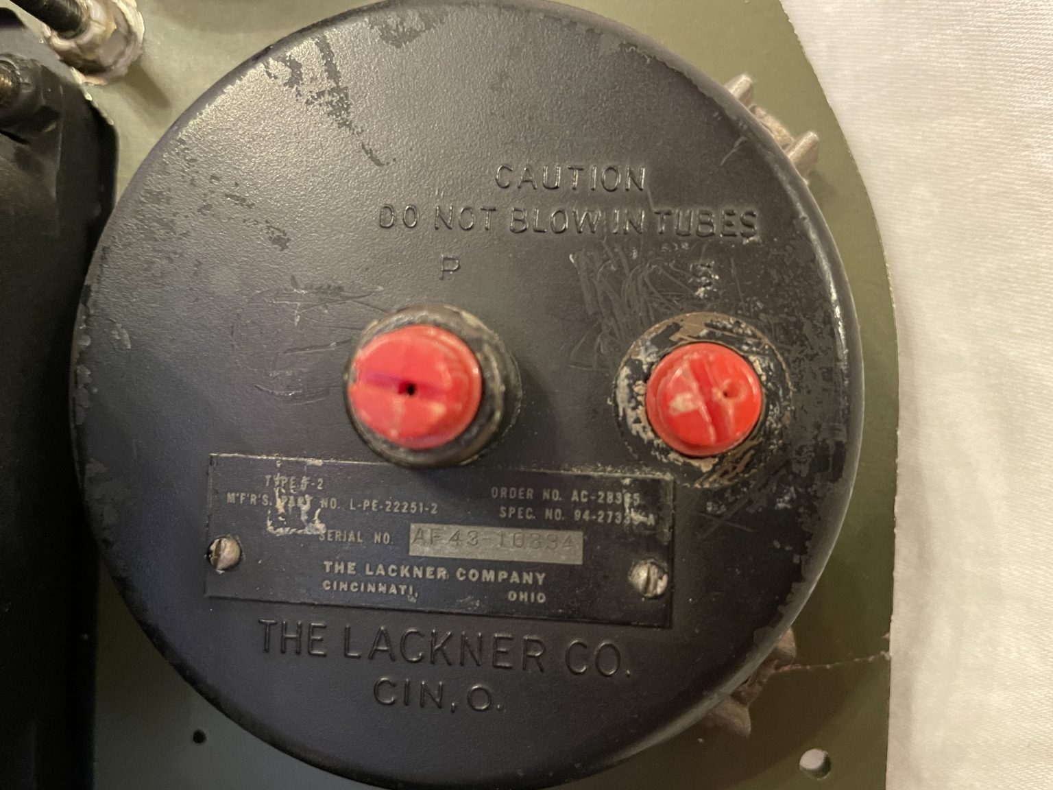 WWII Reproduction P 51 Instrument Panel – Westwall Militaria