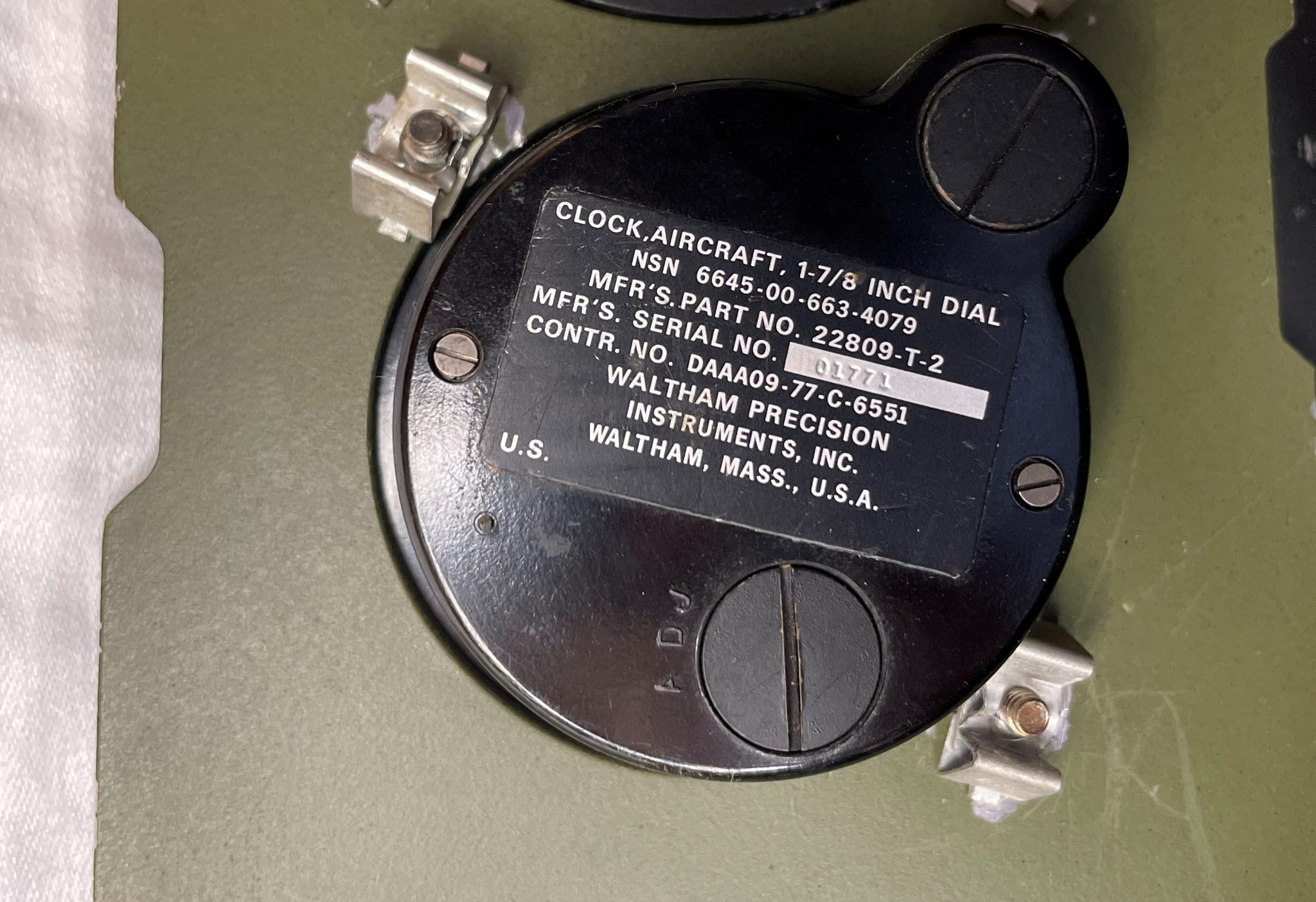 WWII Reproduction P 51 Instrument Panel – Westwall Militaria