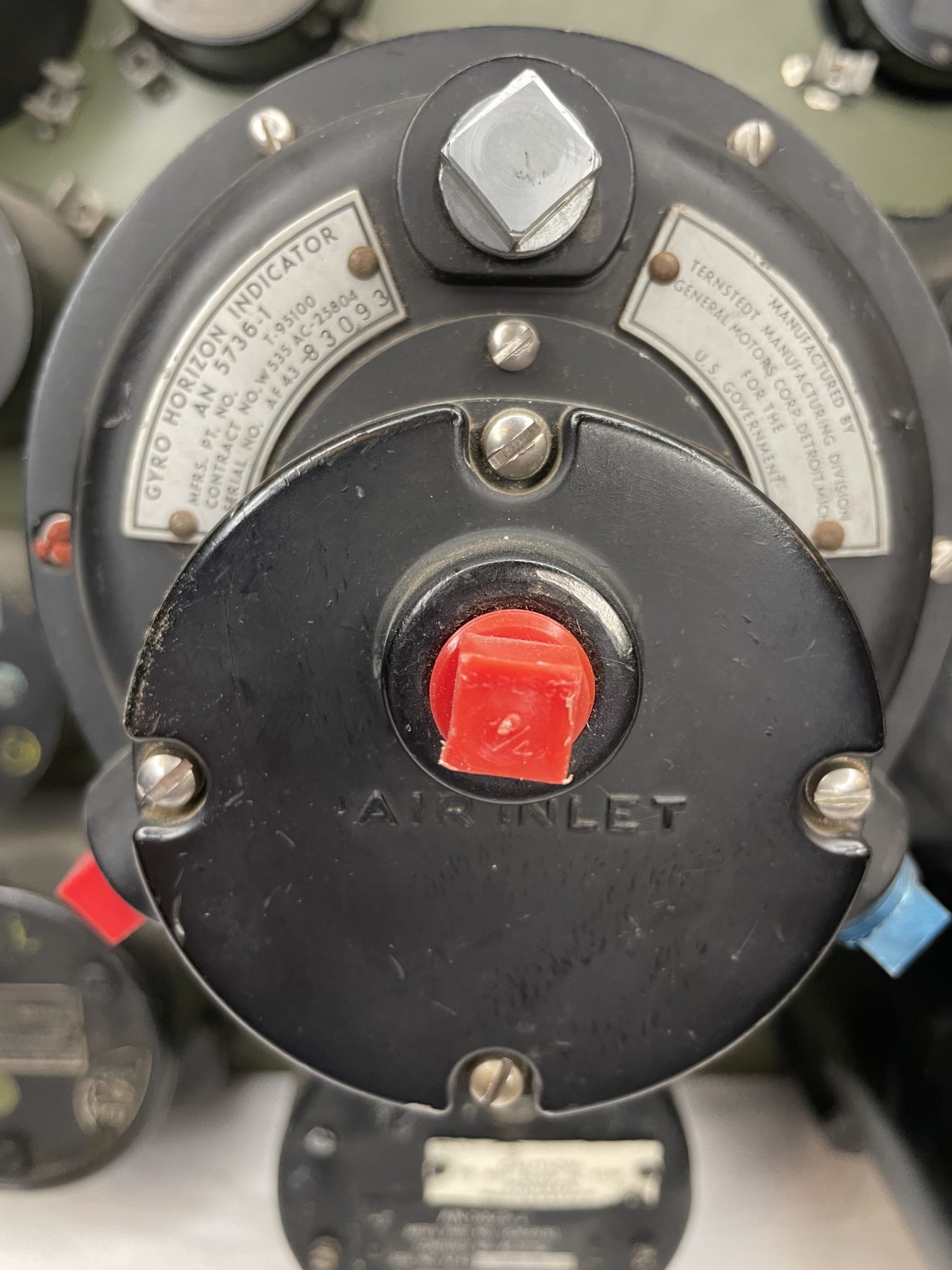 WWII Reproduction P 51 Instrument Panel – Westwall Militaria