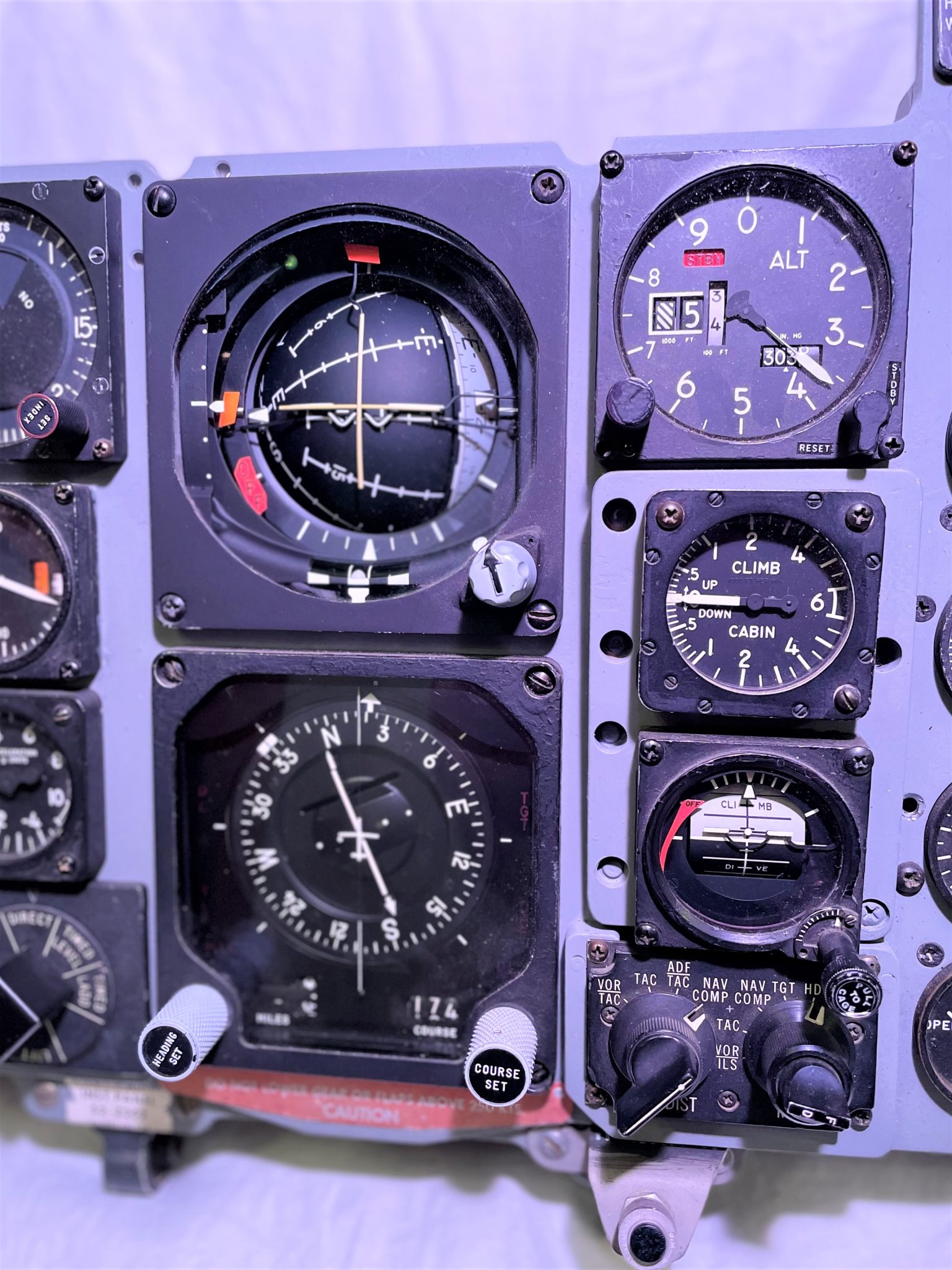 Vietnam War Period F-4 Phantom Instrument Panel – Westwall Militaria
